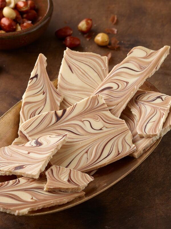 Peanut Butter Chocolate Bark - Tiger Stripes - Forté Chocolate