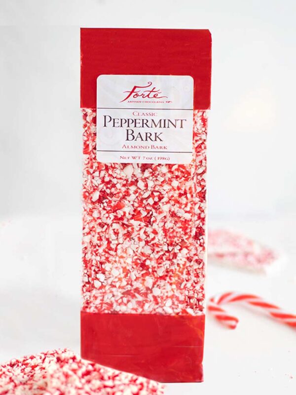 Dark Chocolate Peppermint Bark - Forté Chocolate